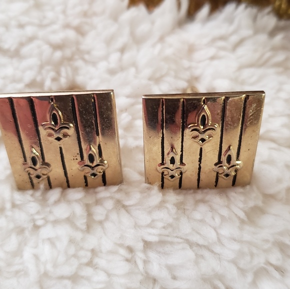 SWANK | Accessories | Vintage Swank Brand Fleur De Lis Cuff Links ...